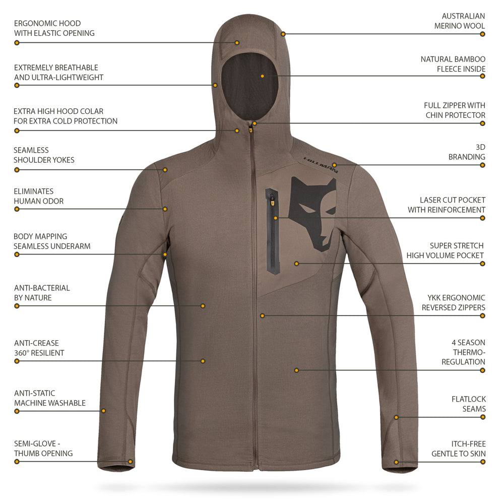 Best 3ML Hunting Hoodie - Warmest Merino Wool Mid Layer | Synertech ...